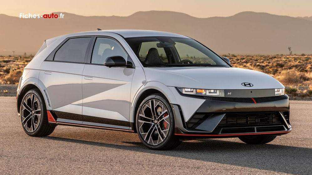 Fiche technique Ioniq 5 84 kWh (nominal/brut) N 609 ch